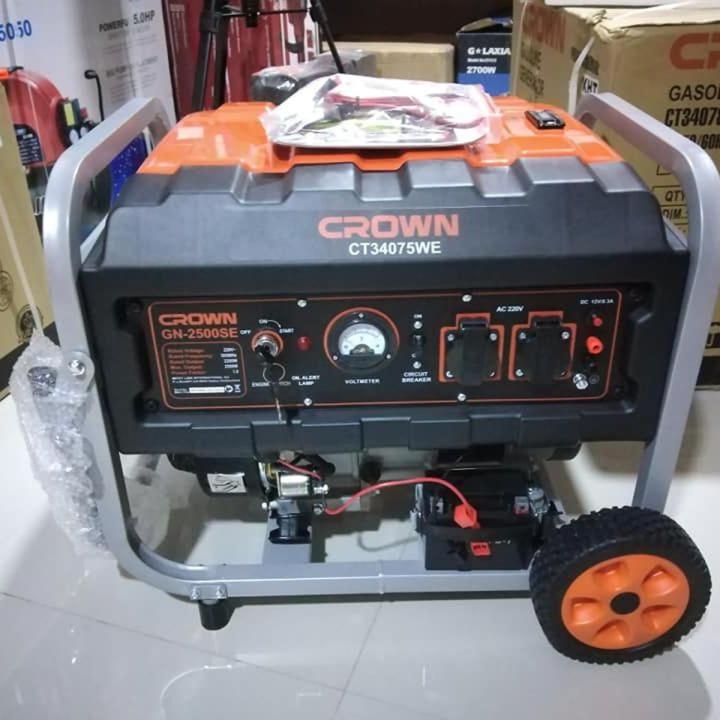 Product : Gasoline Generator Model : CT34075WE Brand : CROWN | Daraz.com.bd