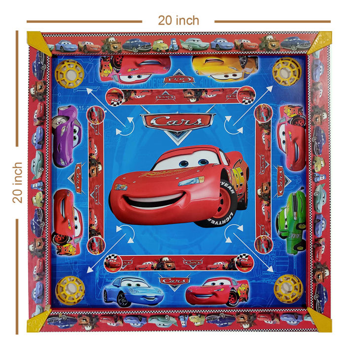 Plastic Carrom Board (Both side play : One side Carrom board & Other ...