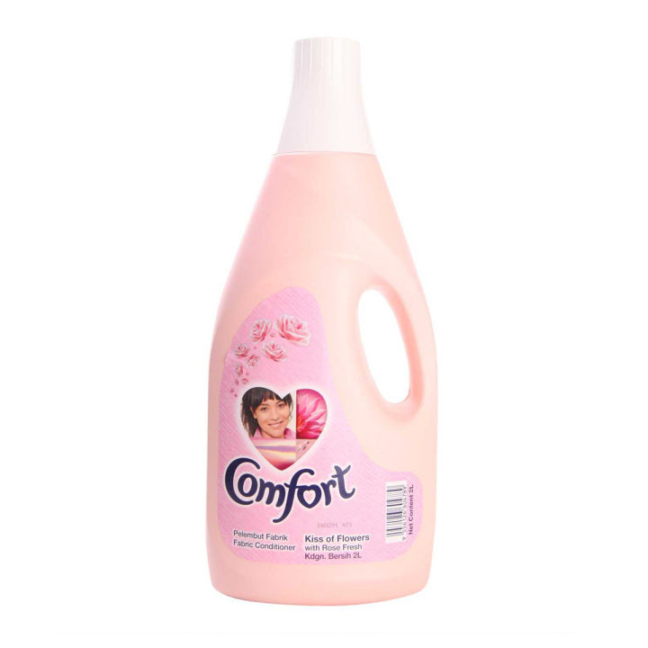 Comfort Fabric Conditioner Kiss Of Flowers - 2ltr | Daraz.com.bd