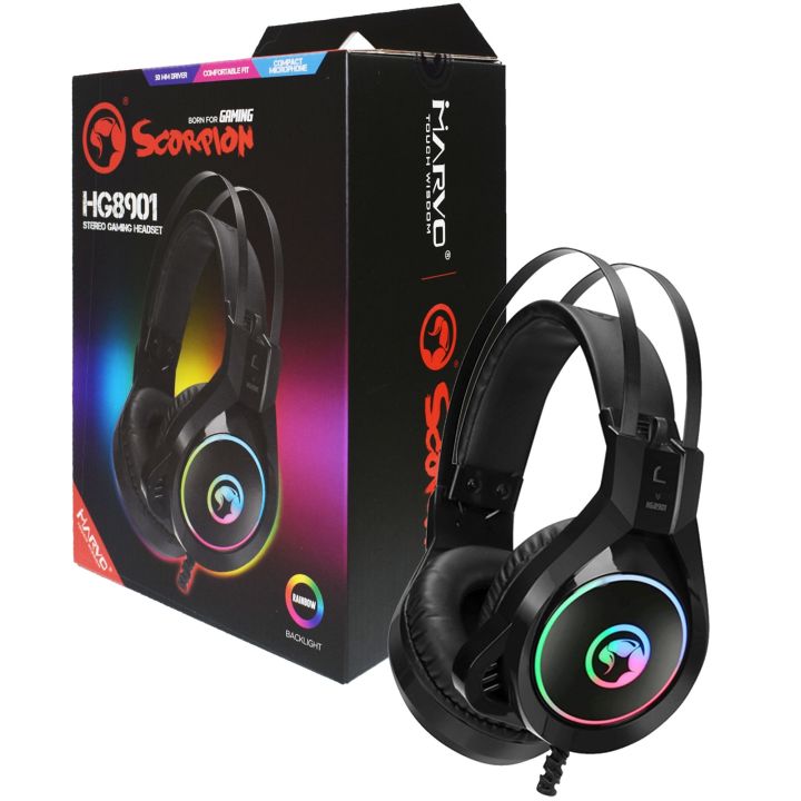 Scorpion MARVO HG8901 Stereo RGB Gaming Headset | Daraz.com.bd