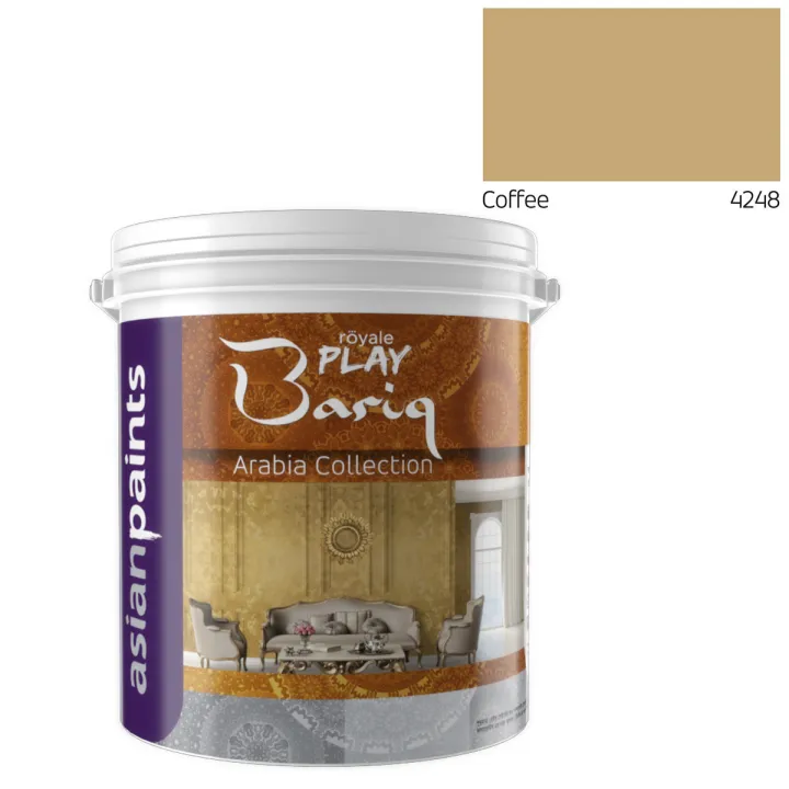 Asian Paints Royale Play Bariq Arabia Collection (Silver) - Coffee - 4L ...