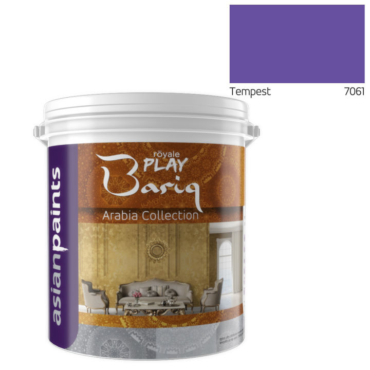 Asian Paints Royale Play Bariq Arabia Collection (White) - Tempest - 4L ...