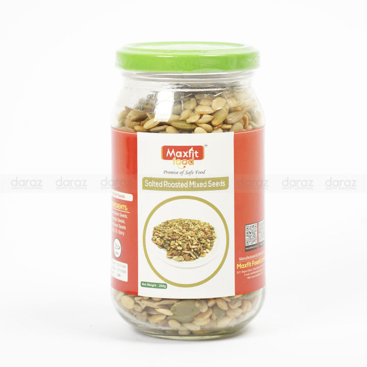 Maxfit Food Salted Roasted Mixed Seeds 200G | Daraz.com.bd