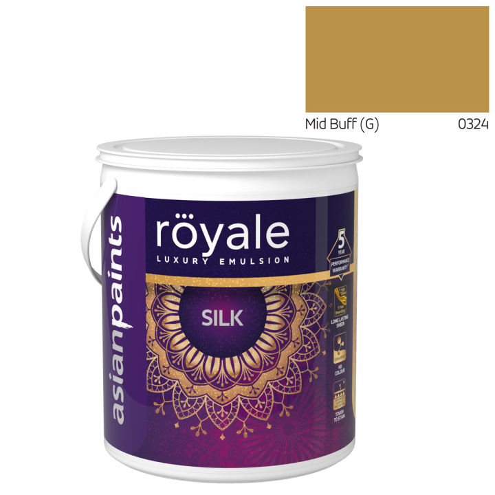 Royale Luxury Emulsion Silk - Mid Buff (G) - 4L | Daraz.com.bd
