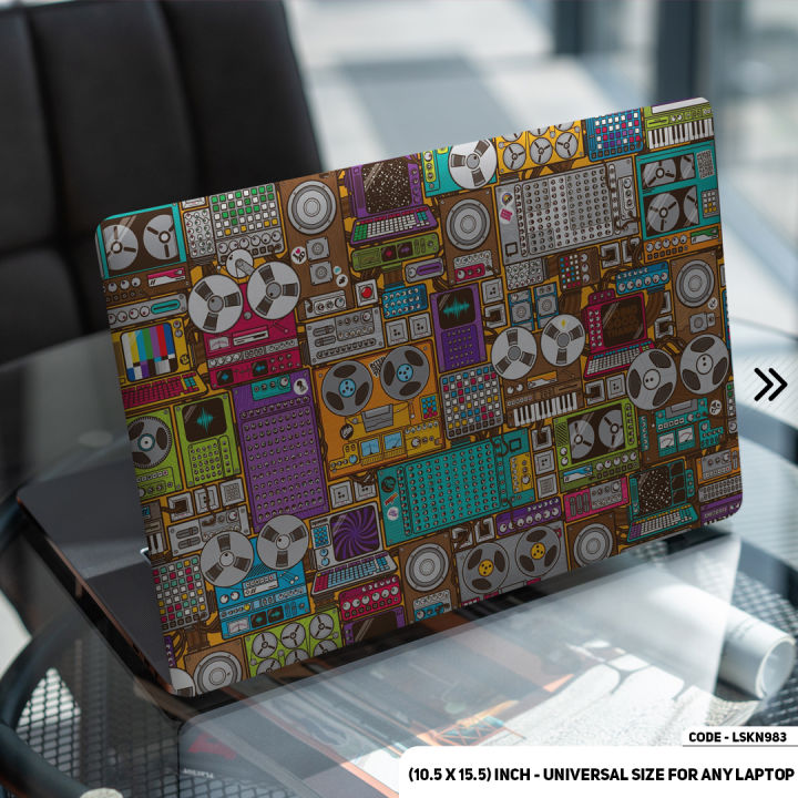 Abstract Art Laptop Skin & Laptop Sticker Waterproof Removable Sticker ...