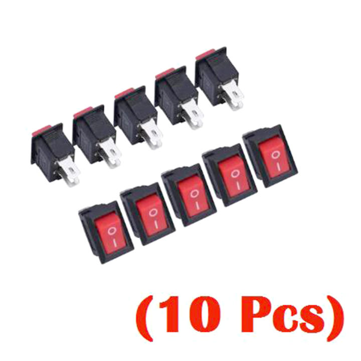 Rocker switch on off button switch - 10 Pieces | Daraz.com.bd