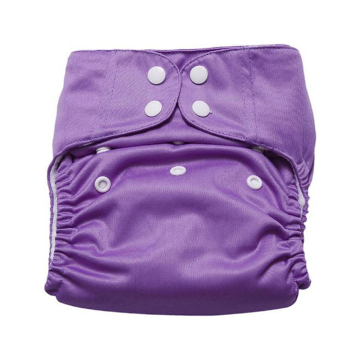 Washable Cloth Baby Diaper-Purple | Daraz.com.bd