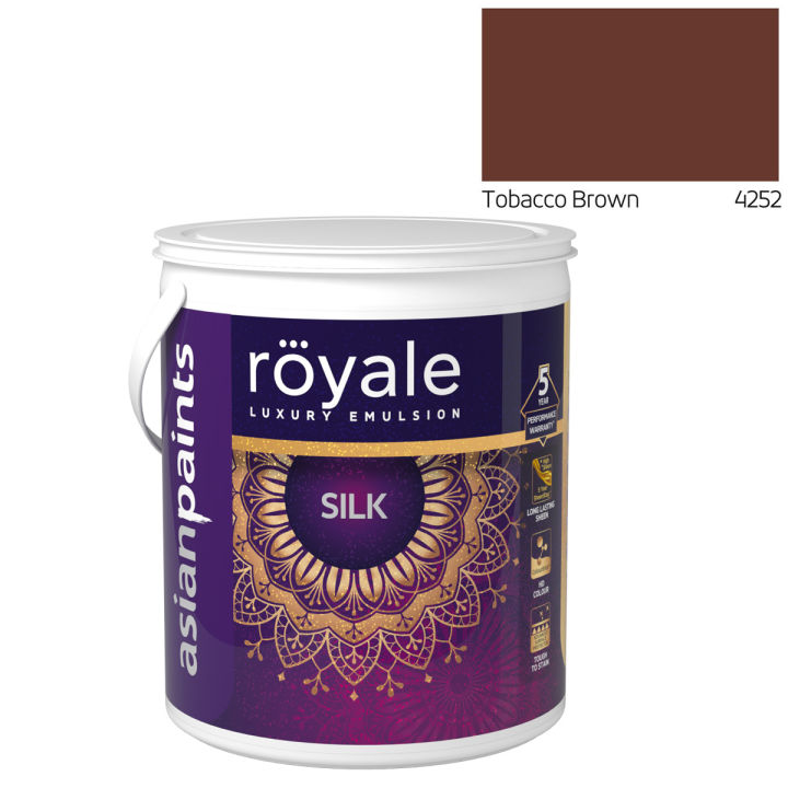 Asian Paints Royale Luxury Emulsion Silk - Tobacco Brown - 1L | Daraz ...