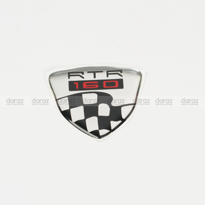 RTR 160 Sticker For Motorcycle-Silver | Daraz.com.bd