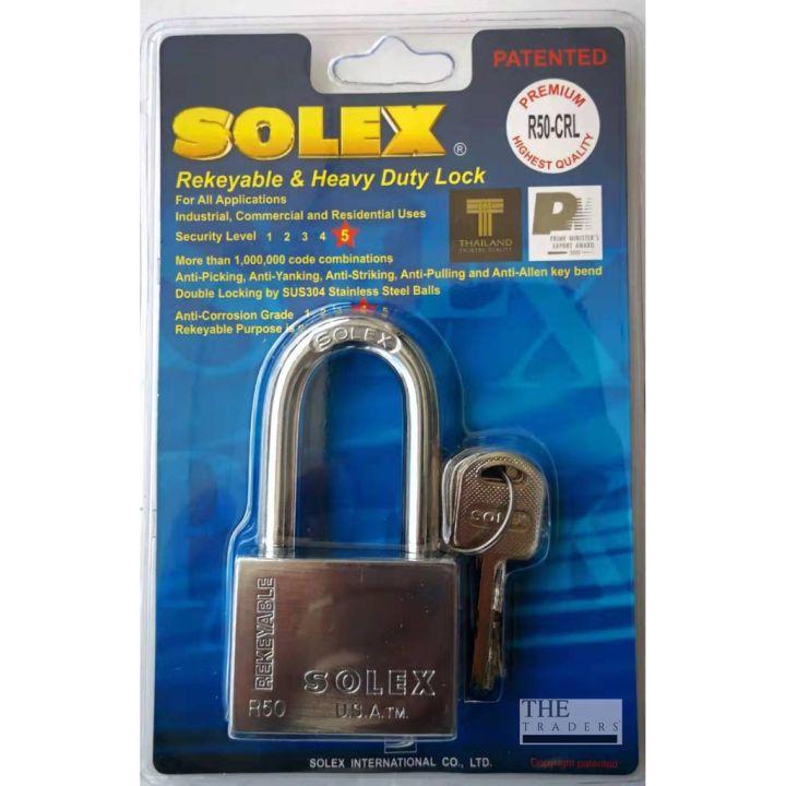 Solex pad lock Model R50CRL | Daraz.com.bd