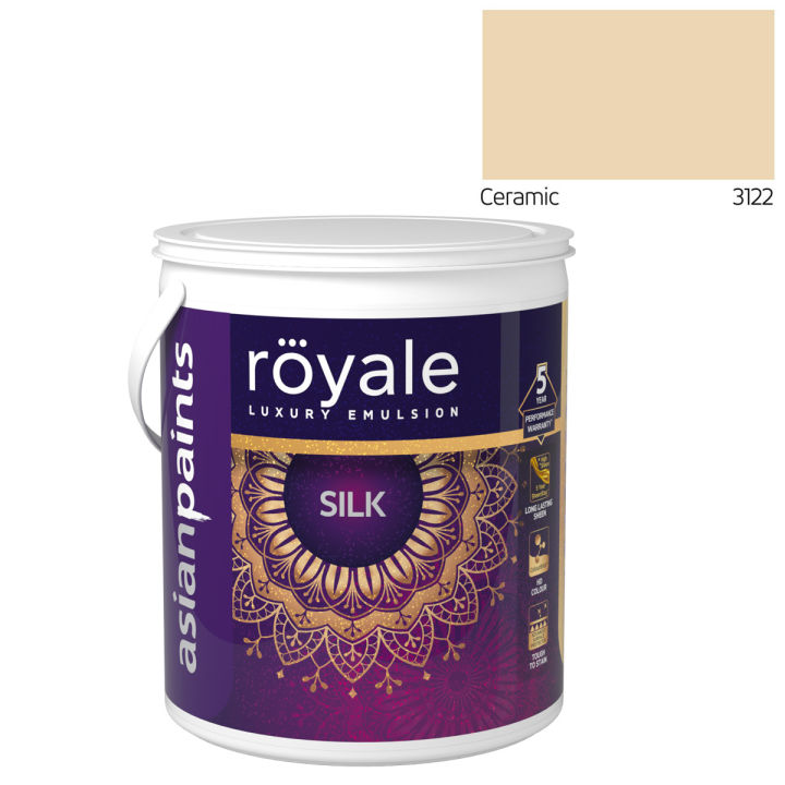 Royale Luxury Emulsion Silk - Ceramic - 4L | Daraz.com.bd