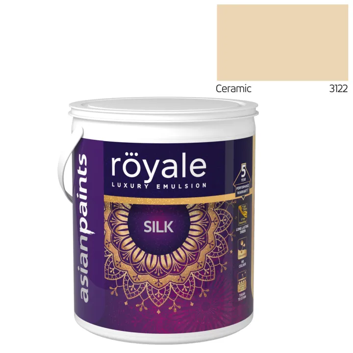 Royale Luxury Emulsion Silk - Ceramic - 1L | Daraz.com.bd