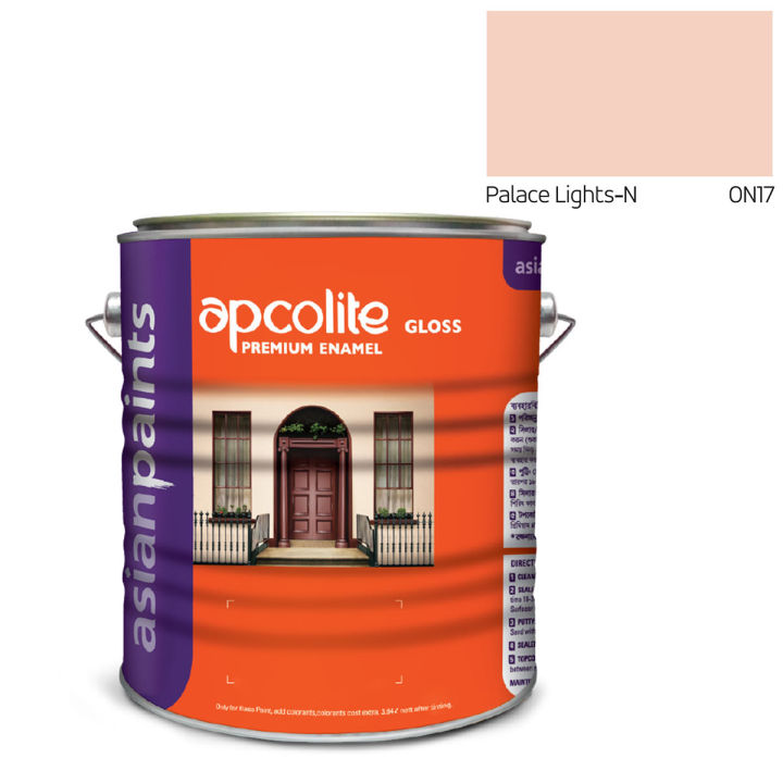 Apcolite Premium Gloss Paint - Palace Lights_N - 4L | Daraz.com.bd