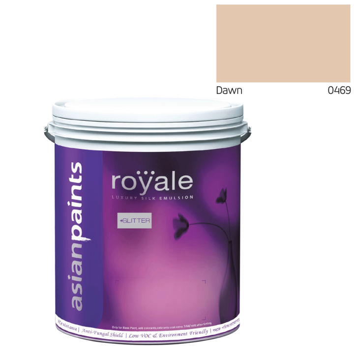 Asian Paints Royale Luxury Silk Emulsion Glitter (Gold) - Dawn - 4L ...