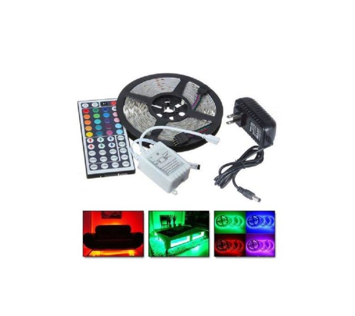 LED 2835 SMD Strip light RGB 5M/Pack 24 key remote control 60LEDs/M DIY Waterproof flexible ...