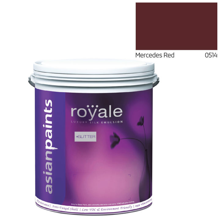 Asian Paints Royale Luxury Silk Emulsion Glitter (Silver) - Mercedes ...