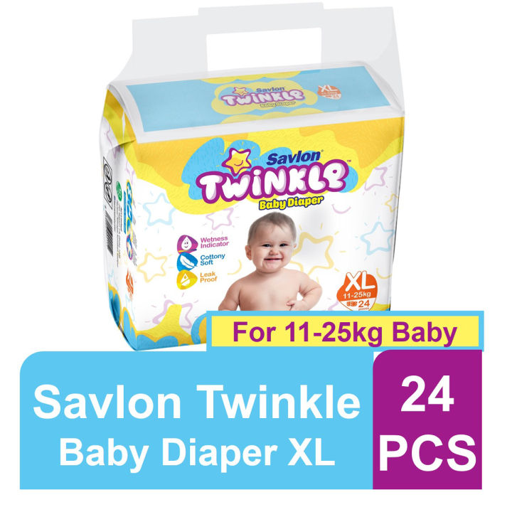 Twinkle Baby Diaper XL 24pcs | Daraz.com.bd