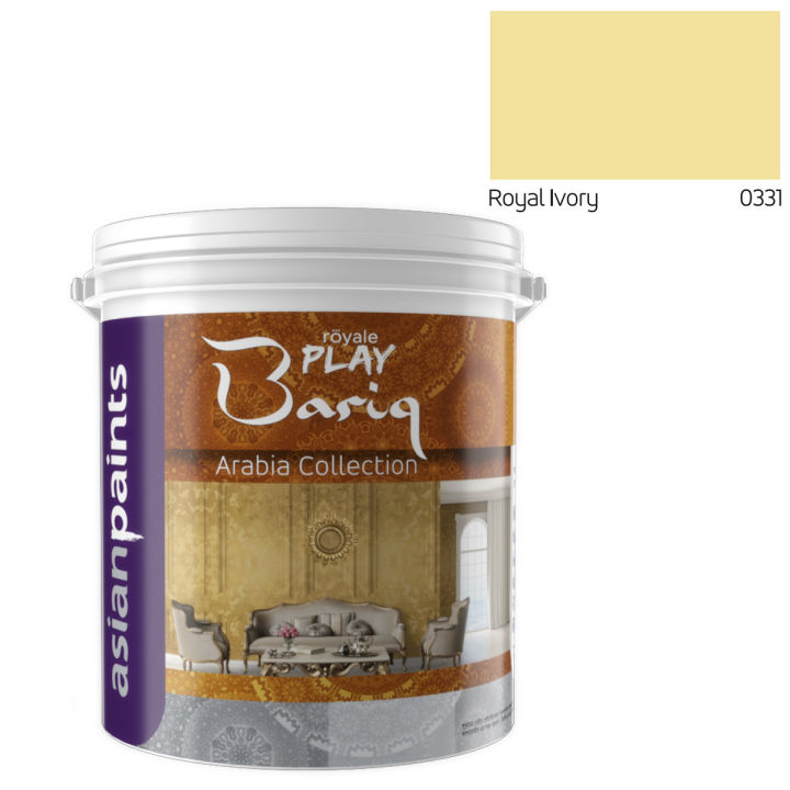 Asian Paints Royale Play Bariq Arabia Collection (Silver) - Royal Ivory ...