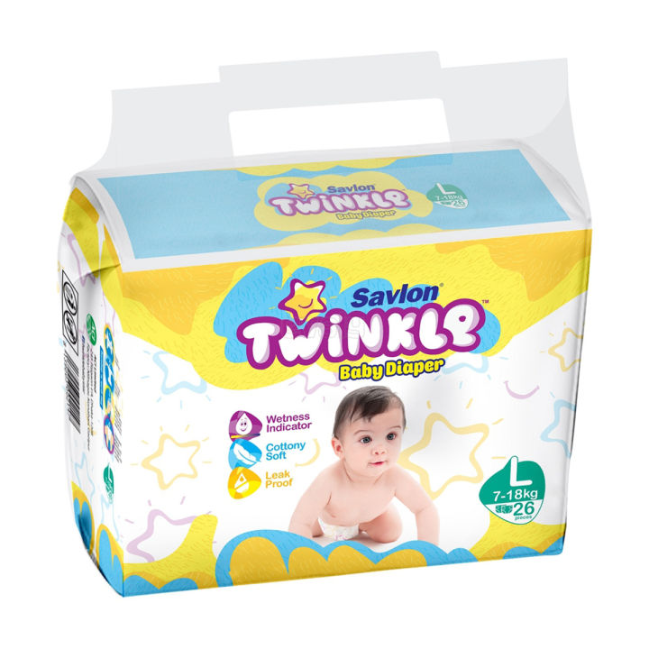 Twinkle Baby Diaper Large 26pcs | Daraz.com.bd