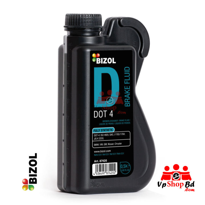 BIZOL BRAKE FLUID DOT 4 500ml | Daraz.com.bd