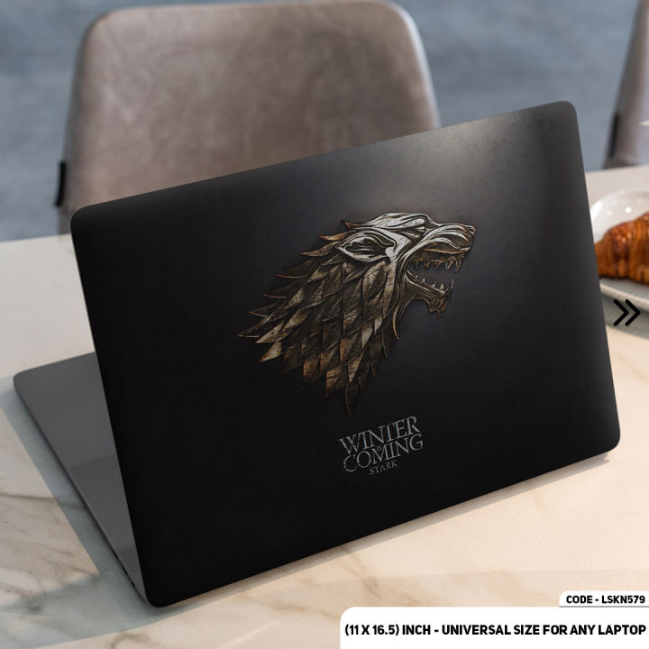 Wolf logo Game Of Thrones Laptop Sticker Waterproof Removable Laptop ...
