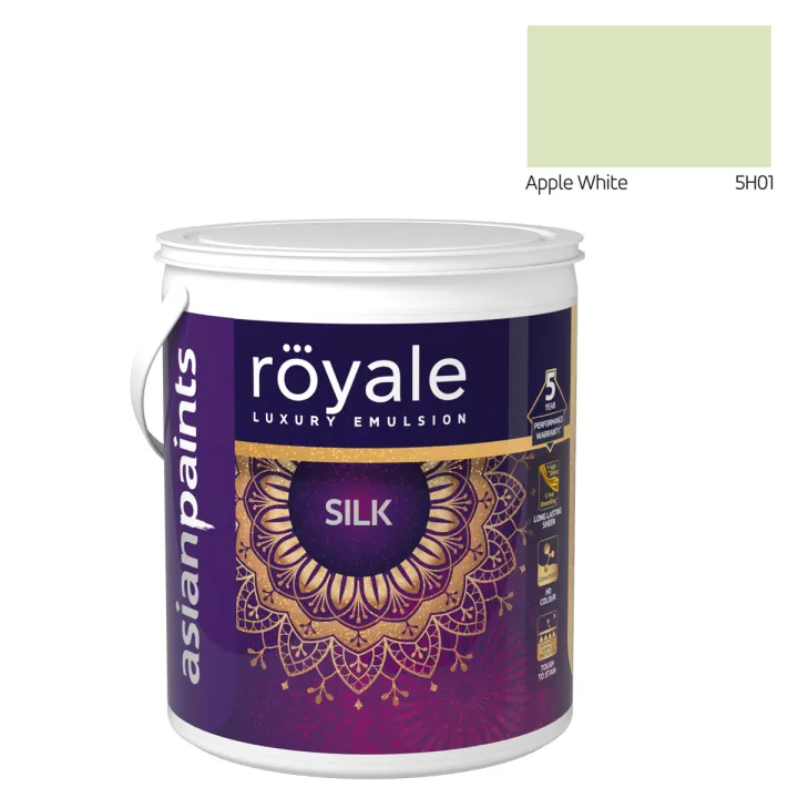 Royale Luxury Emulsion Silk - Apple White - 4L | Daraz.com.bd
