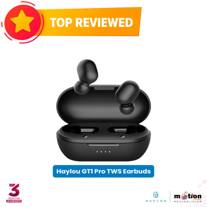 Haylou TWS GT1 Pro Bluetooth Earphone - Black | Daraz.com.bd