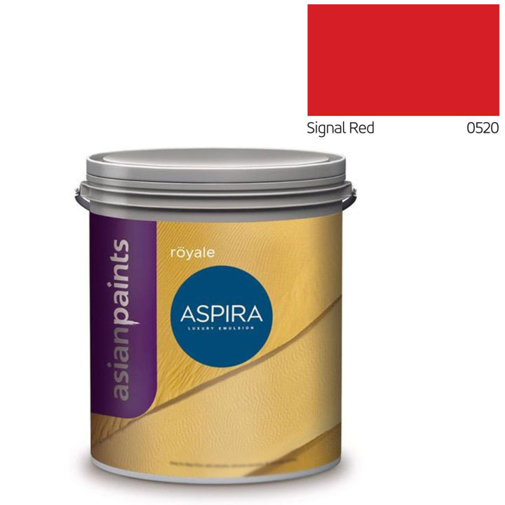 Royale Aspira Luxury Emulsion - Signal Red - 4L | Daraz.com.bd