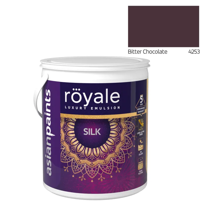 Royale Luxury Emulsion Silk - Bitter Chocolate - 4L | Daraz.com.bd