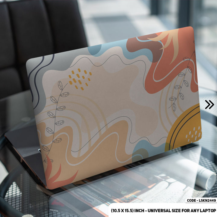 Seamless Pattern Laptop Sticker Vinyl Decal Removable Laptop Skin For ...