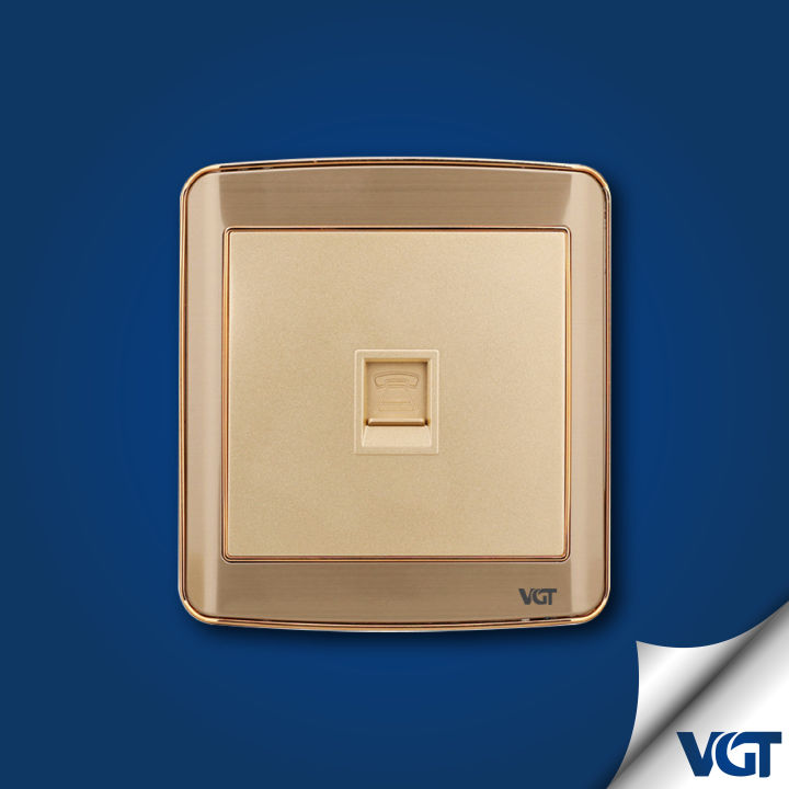 VGT - Telephone Socket (Golden Series) | Daraz.com.bd