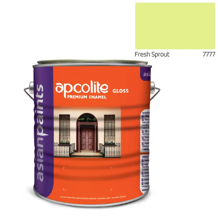 Apcolite Premium Gloss Paint - Fresh Sprout - 4L | Daraz.com.bd