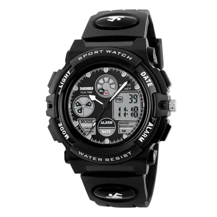 Luxury Rubber Sports Digital Watch For Men – Black | Daraz.com.bd