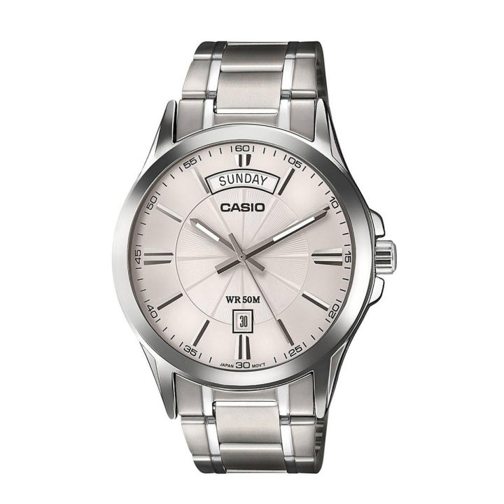 Casio Enticer Mtp-1381D-7Avdf Analog Wrist Watch For Men - Silver - Watch | Daraz.com.bd