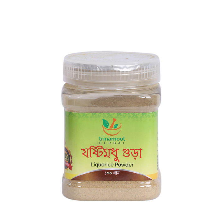 Trinamool Herbal-Josti Modhu Gura ???????? ????? Liquorice Powder 100gm ...