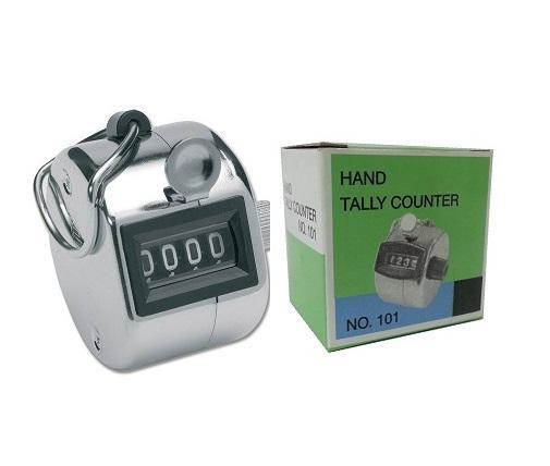 4 Digit Metal Hand Tally Counter Tajbi for Prayer | Daraz.com.bd