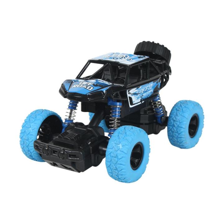 Pull Back Speed Off-Road Monster Trucks For Kids (Red And Sky Blue ...