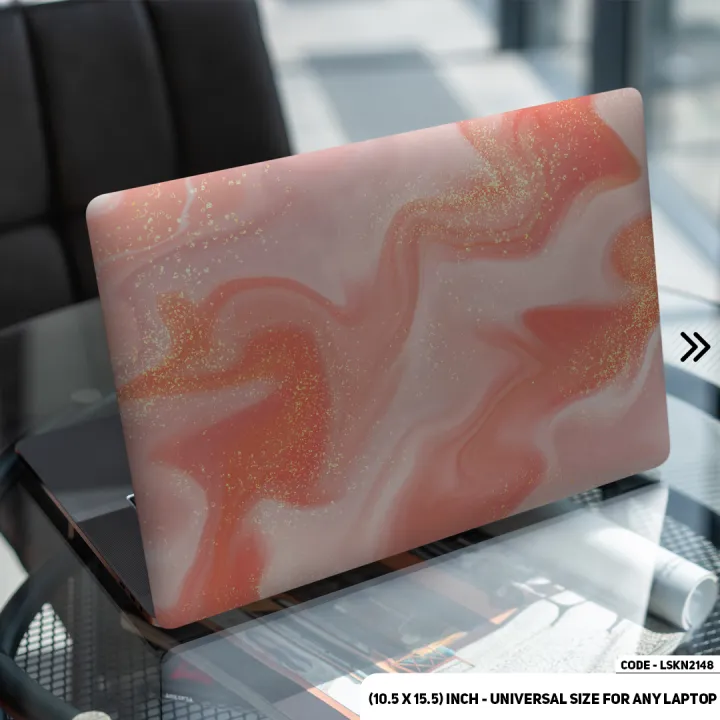 Marble Texture Laptop Skin Stickers Vinyl Waterproof Removable Laptop ...