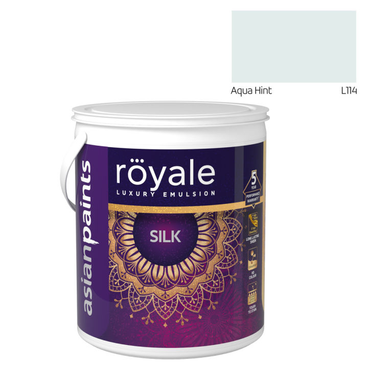 Royale Luxury Emulsion Silk - Aqua Hint - 4L | Daraz.com.bd