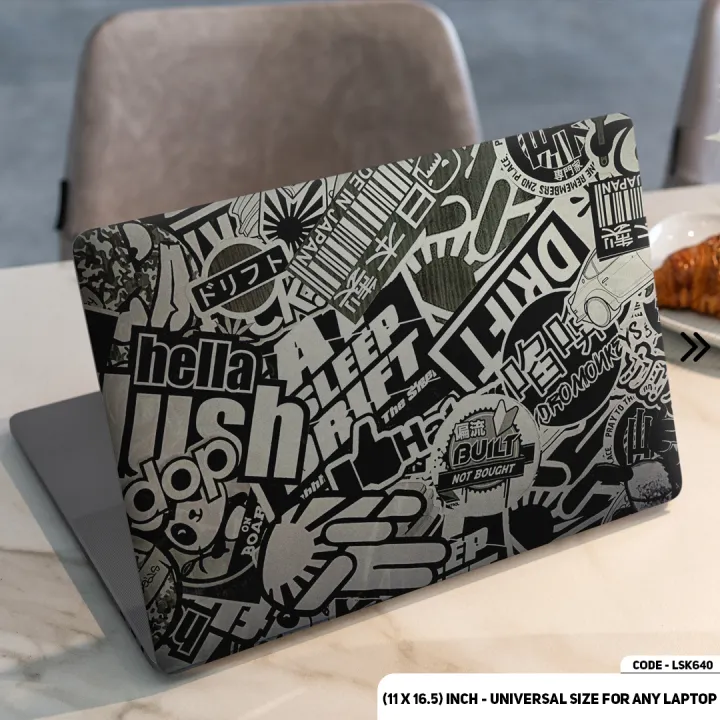 Drift & Hella Sticker Bombing Laptop Skin & Laptop Sticker - Add A ...