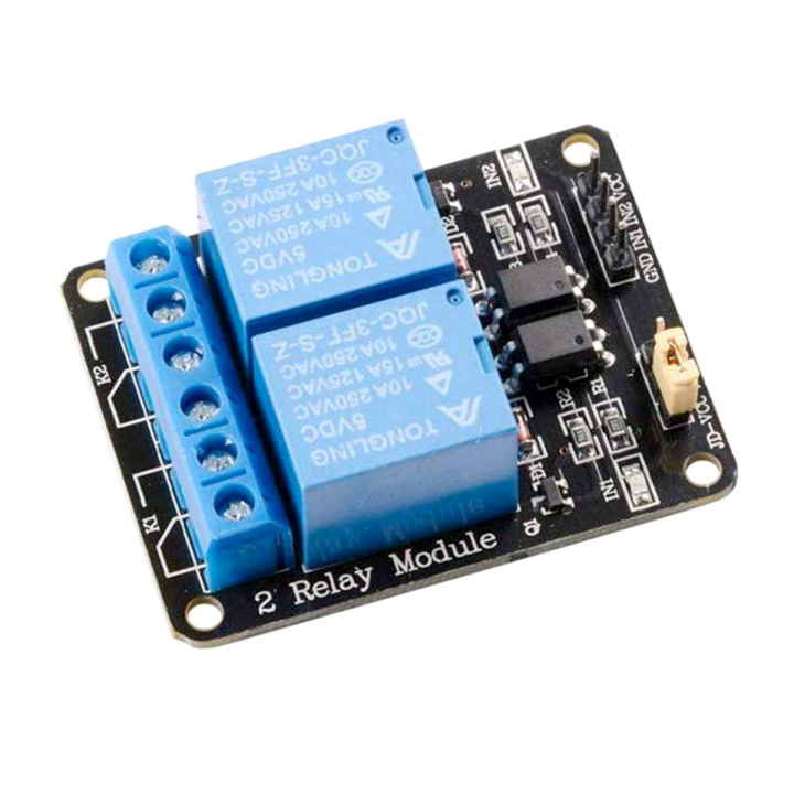 2 channel 5V Relay module 10A 250V AC for Arduino | Daraz.com.bd
