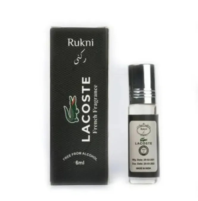 Rukni Lacoste Oil Attar Perfume French Fragrance - Luxury Long Lasting ...