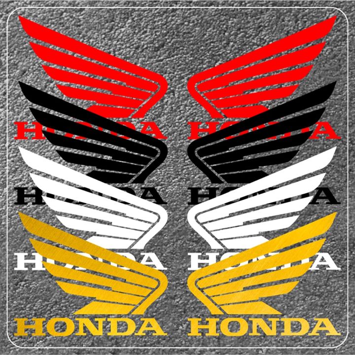 Honda wing Sticker For Motorcycle Decals Vinyl Reflective Holographic ...