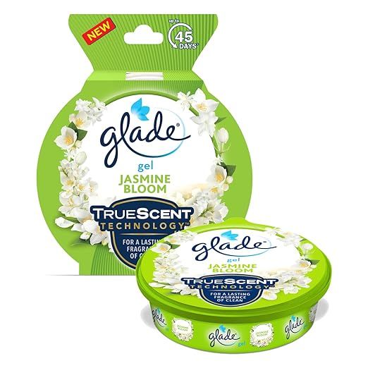 Glade Air Freshener Gel, Jasmine Bloom, 75g | Refreshes Home for Up to ...