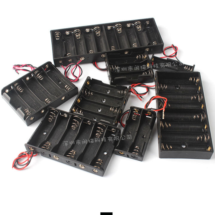 4Way AAA Battery Holder box 4 x AAA Battery box DC AAA Holder Battery ...