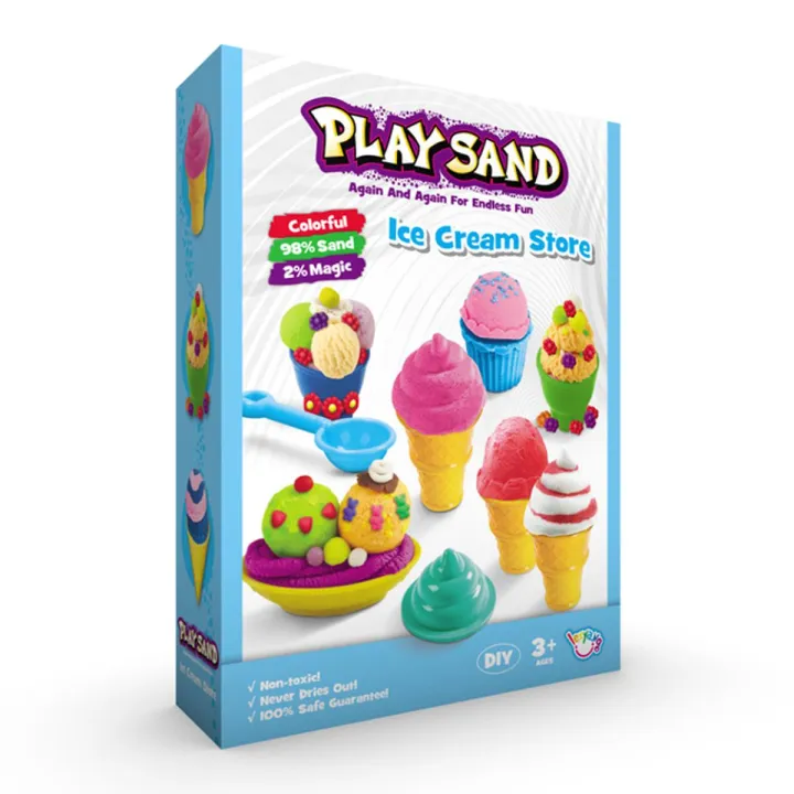Vorix Kinetic Sand With Molds The Original Moldable Sensory Magic Sand ...