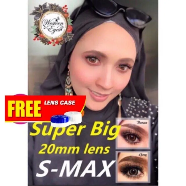 Super Big Eyes Effect 20mm S-max Korea Big Power Lens Soft Lens Contact ...