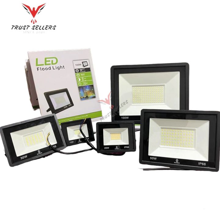 LED Flood Light IP66 Waterproof Outdoor Garden Floodlight Projector ...