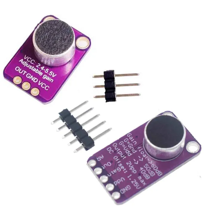 MAX9814 Microphone AGC Amplifier Board Sound sensor Module Auto Gain ...