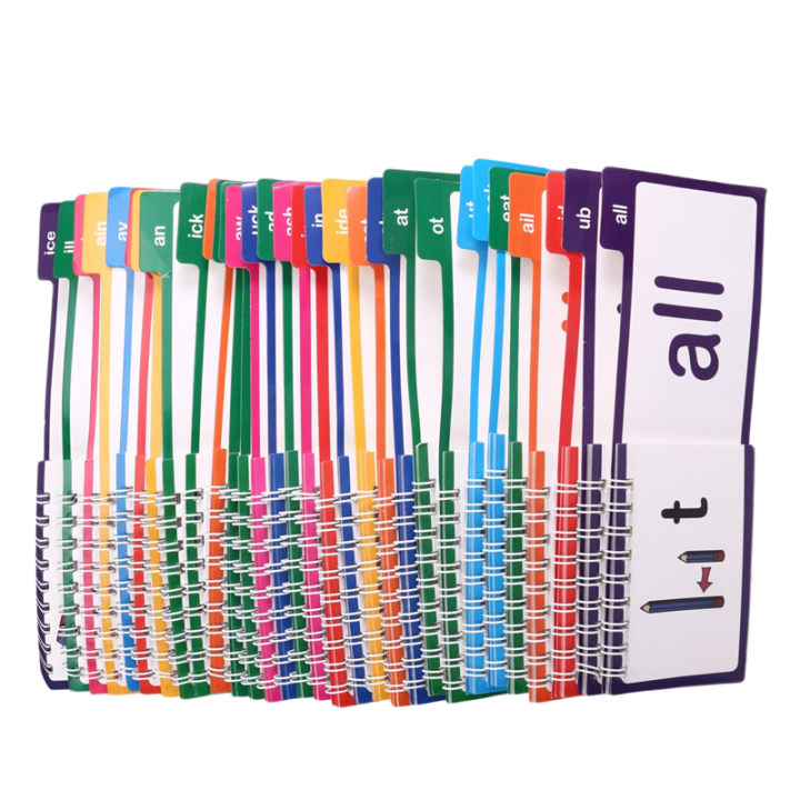 30 Read and Rhyme Flip Books Letter Sounds Flash Cards Sight Word Flash ...